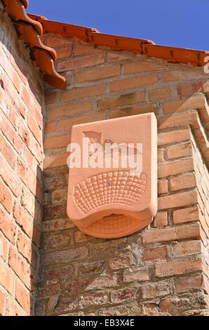 bat nest boxes at a house wall, Belgium Stock Photo - Alamy