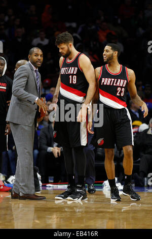 Portland Trail Blazers assistant coach Edniesha Curry takes notes ...