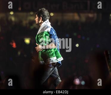 One Direction performs at Croke Park in Dublin, where they will perform ...