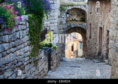 Historical city of Lacoste, Provence, France Stock Photo - Alamy