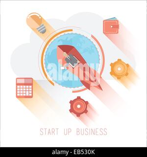 Start up business Stock Vector Image & Art - Alamy