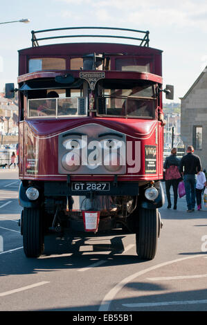 Sentinel DG6 Steam Bus operating at Whitby Stock Photo - Alamy