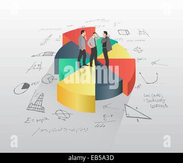 math pie chart Stock Vector Image & Art - Alamy