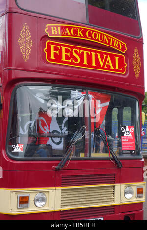Double decker bus at Black Country Living Museum Stock Photo - Alamy