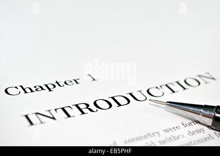 Introduction title presentation Stock Photo - Alamy