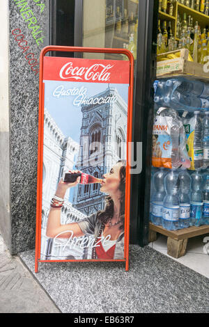 Coke Coca-Cola sign with tower block above Kings Cross Sydney Suburbs ...
