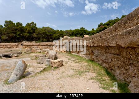 Roman amphitheatre, Carthage, Tunisia Stock Photo - Alamy