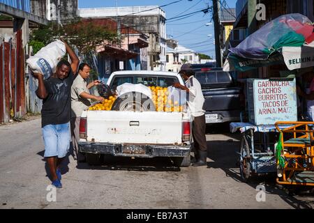 The streets of Belize City Stock Photo: 52067689 - Alamy