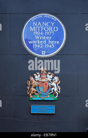 Nancy Mitford English Heritage Blue Plaque, Curzon Street, Mayfair ...