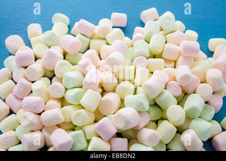 Small round multicolor marshmallows on a white backgrouns Stock Photo ...