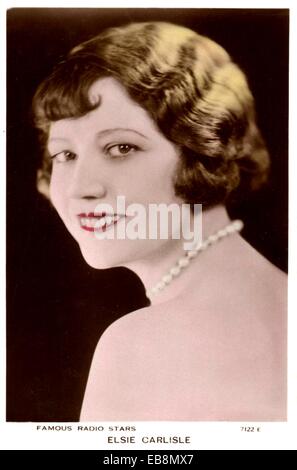 ELSIE CARLISLE (1896-1977) English dance band singer Stock Photo - Alamy