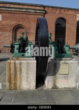Two Cylinder Crossley Engine outside of the Museum of Science ...