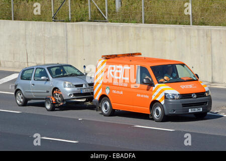RAC VW Volkswagen breakdown business van & driver side & front view ...
