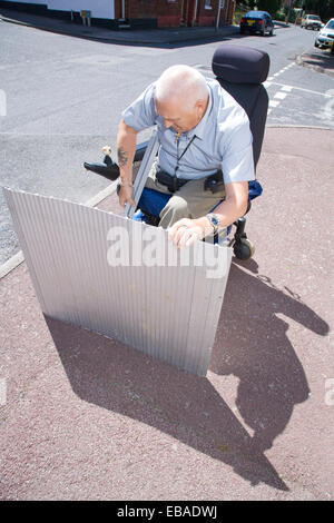 A kerb ramp for disabled people Stock Photo - Alamy