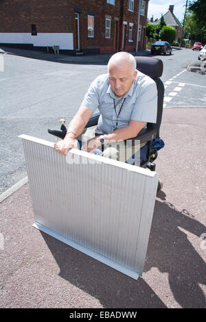 A kerb ramp for disabled people Stock Photo - Alamy