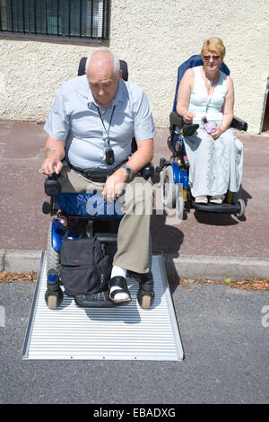 A kerb ramp for disabled people Stock Photo - Alamy