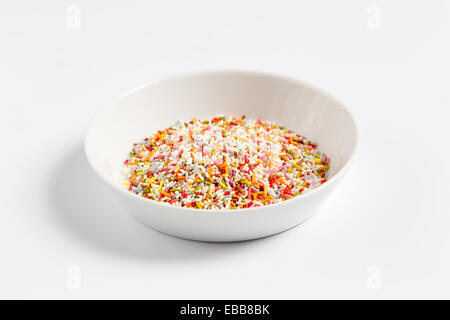 Sprinkles in a bowl as a Cut Stock Photo - Alamy
