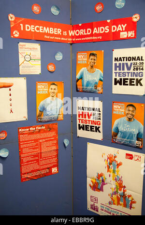 National HIV Testing Week campaign poster "Give HIV the Finger" prick ...