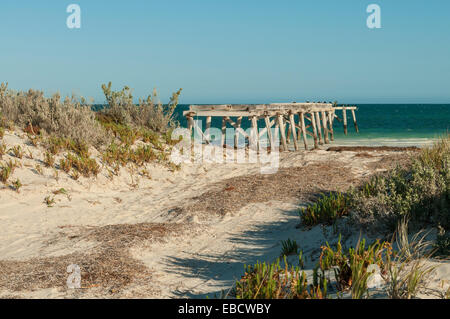 The Old Jetty, Eucla, WA, Australia Stock Photo - Alamy