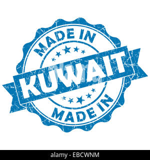 Made in Kuwait grunge rubber stamp with flag Stock Vector Art ...