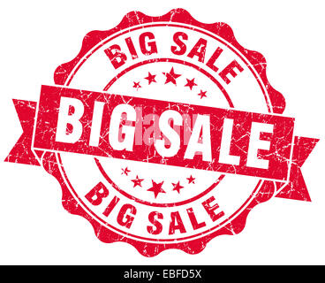 LEADER red grunge vintage seal isolated on white Stock Photo - Alamy