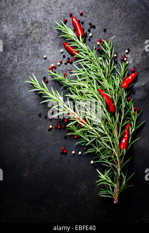 Medicine concept. On a black background, a stethoscope, on which a ...