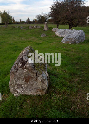 A stone circle in County Wicklow, Ireland Stock Photo - Alamy