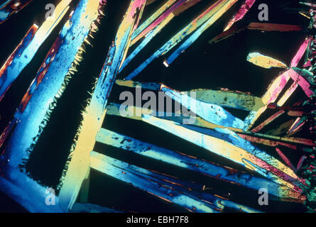 sulfur salt, microscopic photograph Stock Photo - Alamy