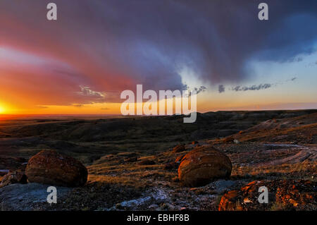 Red Rock Coulee Natural Area Southern Alberta Canada Stock Photo - Alamy