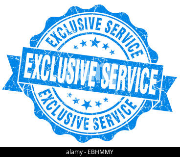 excellence blue round grunge stamp on white Stock Photo - Alamy