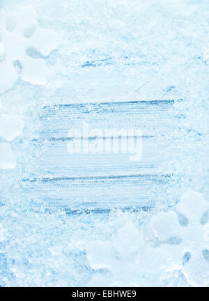 snowfolk and snow on white wooden background Stock Photo - Alamy