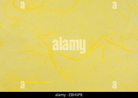 Yellow handmade asian paper texture. Useful as background Stock Photo ...