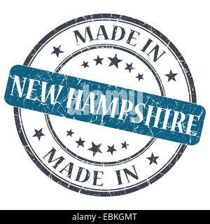 made in New Hampshire blue square isolated stamp Stock Photo - Alamy