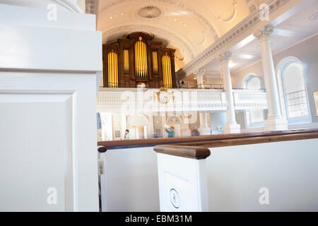 Pipe organ at the Harvard Memorial Church, Cambridge, MA, built by C.B ...