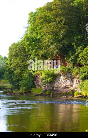 Lacy's Caves. Eden Lacy, Eden Valley, Cumbria, England, UK Stock Photo ...