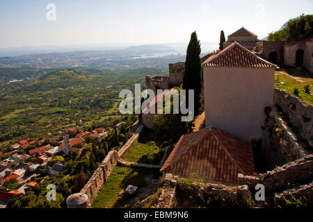 View from Klis Fortress, near Split, Croatia Stock Photo - Alamy
