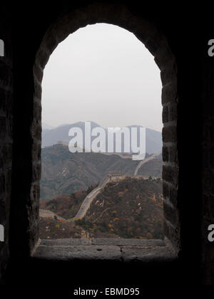Window on the great wall Stock Photo - Alamy
