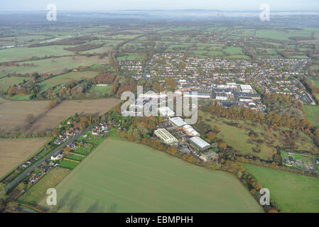 Aerial view of Partridge Green. Partridge Green is a village in the ...