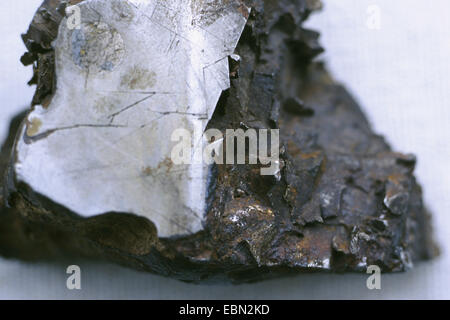 The metal meteorite surface close-up as background. Metal texture Stock ...