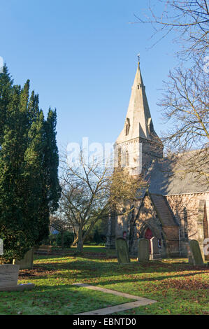 The village church of St Mary the Virgin in the historic village of ...