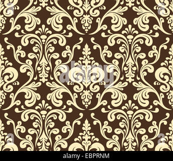Classic golden seamless pattern. Damask orient ornament. Classic ...