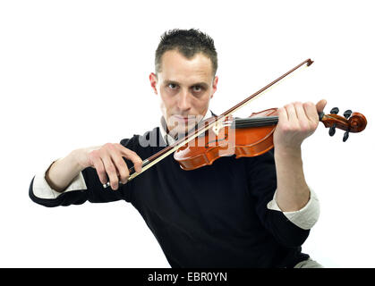 Violin playing viola musician playing . Man violinist classical musical ...