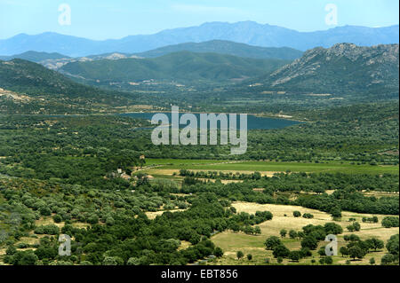 Lac de Codole (Codole Lake) reservoir, Northern Corsica, France Stock ...