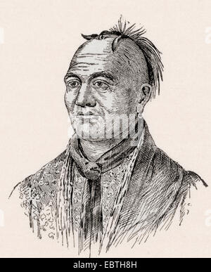 Thayendanegea, Joseph Brant, Mohawk Indian Chief Stock Photo - Alamy