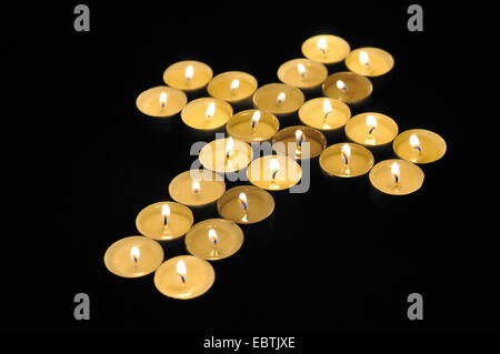 candles in form of a cross Stock Photo - Alamy