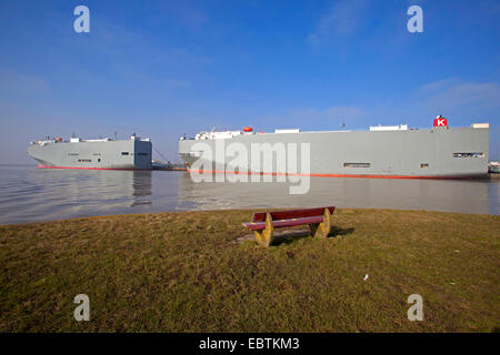 car carrier Bangkok Highway and Bishu Highway, Germany, Lower Saxony ...