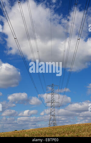 An electricity pylon carrying power to homes in Birmingham West ...