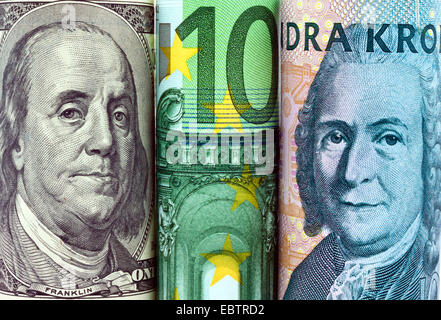 Money of Sweden. Swedish krona bills. SEK banknotes. 20 kronor ...