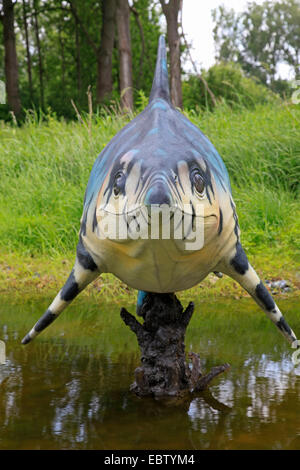 Eye Lizard (Ophthalmosaurus), genus with largest species of Ichthyosaur ...