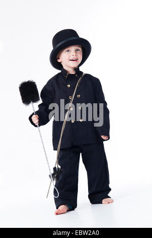 young boy dressed as a chimney sweeper Stock Photo - Alamy